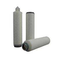 China 0.22 0.1 Micron Filter Cartridge 20'' PES Pleated Filter Element for sale