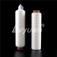 China Lvyuan 5 Micron 222 Fin 69mm Pleated PP Filter Cartridges for sale