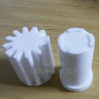 China Factory Customized Pleated Flower Cup Shape Porous Plastic SPE PE Sintered Filter for sale
