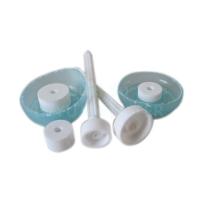 China Round Wheel Medical Microporous PE Air Oxygen Foamer Filter For Humidifier Bottle Accessories for sale