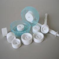 China Round Wheel Medical Microporous PE Air Oxygen Foamer Filter For Humidifier Bottle Accessories for sale