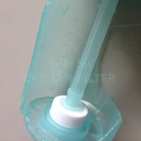 China Round Wheel Medical Microporous PE Air Oxygen Foamer Filter For Humidifier Bottle Accessories for sale