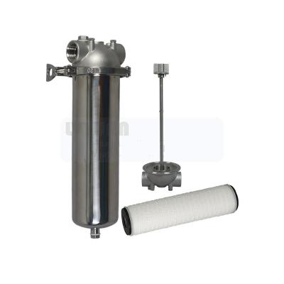 China Water Pre Treatment 2mm 30 40 Inch SS316L RO Filter Housing for sale