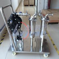 China Multiple Stages 180mm 50 Micro SS304 Liquid Filtration Machine for sale