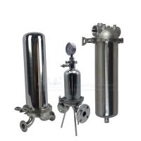 China Chemical Filtration Polished SS316 150Psi Single Cartridge Filter Housing for sale