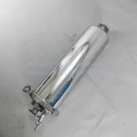 China Floor Standing SUS316L Sanitary 89mm Single Water Filter Housing for sale