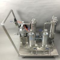 China V Clamp 300Psi 0.5 Micron Liquid Filtration Machine for sale