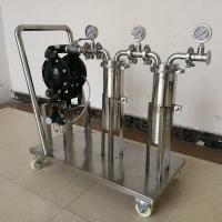 China V Clamp 300Psi 0.5 Micron Liquid Filtration Machine for sale