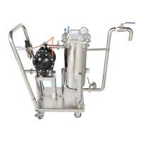 China Dual Triple Stages 500 Micron 180*450mm Bag Water Filter Vessel for sale