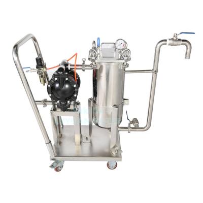 China Dual Triple Stages 500 Micron 180*450mm Bag Water Filter Vessel for sale
