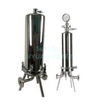 China Sandblast 6mm Multi Cartridge SUS316 Stainless Steel Filter Housing for sale