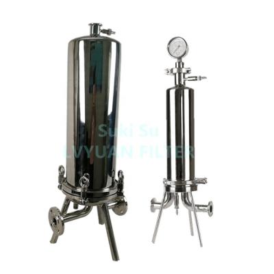 China Sandblast 6mm Multi Cartridge SUS316 Stainless Steel Filter Housing for sale