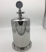 China Sandblast 6mm Multi Cartridge SUS316 Stainless Steel Filter Housing for sale