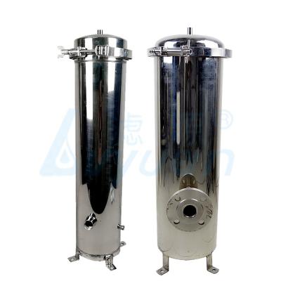 China SGS cylinder 100psi Polished 10'' 20'' Sediment Filter Housing for sale