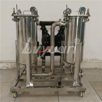 China 150 200 Micron 180*810mm SS316L Single Bag Filter Housings for sale