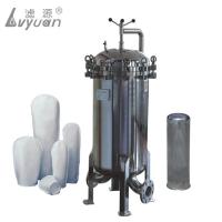 China SUS304 Stainless Steel 180*450mm Triple Bag Filter Housings for sale