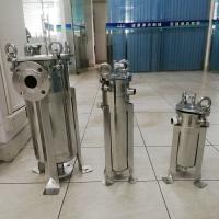 China SUS304 Stainless Steel 180*450mm Triple Bag Filter Housings for sale