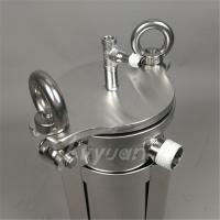 China Bolt Type Clamp Sealing SS316L 1'' 2'' 3'' NPT Bag Filter Housings for sale