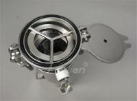 China Bolt Type Clamp Sealing SS316L 1'' 2'' 3'' NPT Bag Filter Housings for sale
