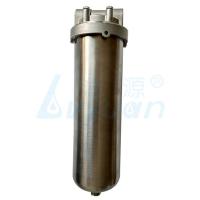 China 0.8Mpa 10 Inch 226 Flat 0.8mm Single Cartridge Filter Housing for sale