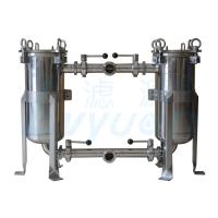 China SGS 1.0Mpa 0.3um SS304 SS316 Duplex Bag Filter Housings for sale