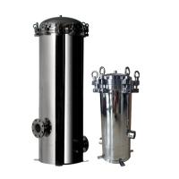 China Industrial Filtration SUS304 6mm 5 Micron Multi Cartridge Filter Housing for sale