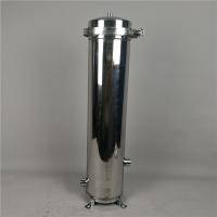 China Industrial Filtration SUS304 6mm 5 Micron Multi Cartridge Filter Housing for sale
