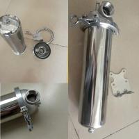 China Cylindrical 1mm SUS304 Stainless Steel Air Filter Housing for sale