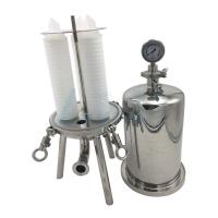 China Clamp Triclover SUS304 200mm Cartridge Filter Housings for sale