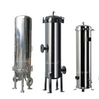 China Sandblast 1.2mm 10 Inch Food Grade SUS316L Water Filter Housing for sale