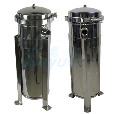 China 100Psi Tri Clamp 0.5um Accuracy Food Grade SS Bag Filter Housings for sale