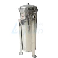 China 100Psi Tri Clamp 0.5um Accuracy Food Grade SS Bag Filter Housings for sale