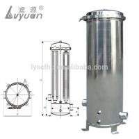 China Clamp Type SS316L 160pcs Multi Cartridge Filter Housing for sale