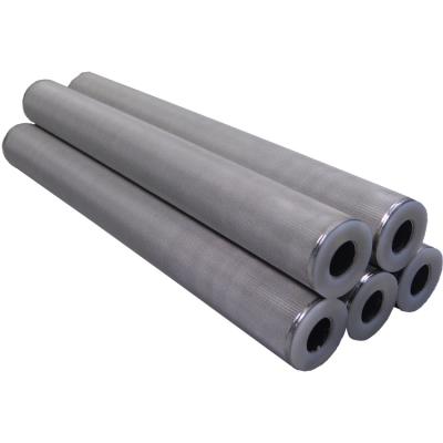 China Cylinder 70mm M20 M32 Sintered Porous Stainless Steel Filters for sale
