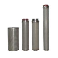 China Cylinder 70mm M20 M32 Sintered Porous Stainless Steel Filters for sale