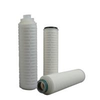 China 0.1 0.2 Micron PTFE PES Nylon PP Membrane Pleated Filter Cartridge for sale