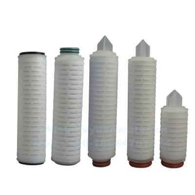 China 0.22um Micron PTFE Vent Filter 215 222 226 Flat Membrane Cartridge Filter for sale