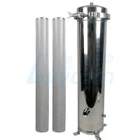 China Sintered 1 Micron 5 Micron SS316 Stainless Steel Cartridge Filter for sale