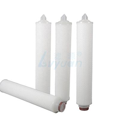 China 0.7m2 10 Micron OD 100mm Pleated Filter Cartridge For Pre Filtration for sale