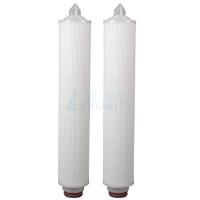China 0.7m2 10 Micron OD 100mm Pleated Filter Cartridge For Pre Filtration for sale