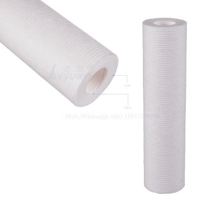 China Double Layers 200mm 222 endcap Spun Polypropylene Micron Cartridge Filters for sale