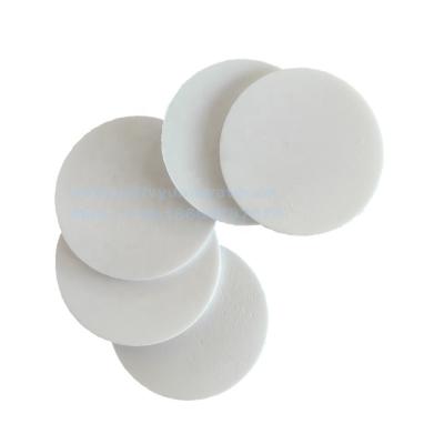 China Round Cup Disc Shape Porous Plastic Leak-Resistant PE PTFE Seal Tablet And Closure Vent Filter for sale