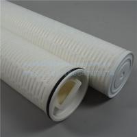 China Pleated 100 Micron 60inch 165mm Reverse Osmosis Membrane Filter for sale