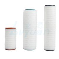 China OD 69mm 0.45um 0.65um PP Pleated Filter Cartridge For Sea Water Filtration for sale