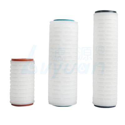 China OD 69mm 0.45um 0.65um PP Pleated Filter Cartridge For Sea Water Filtration for sale