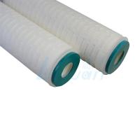 China OD 69mm 0.45um 0.65um PP Pleated Filter Cartridge For Sea Water Filtration for sale