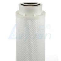 China Cylinder PP 20 Micron Pleated 1.25kg High Flow Filter Cartridges for sale