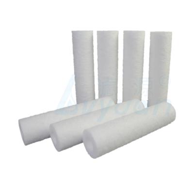 China Lvyuan 80% Efficiency 30Inch 20um PP Spun Sediment Filter for sale