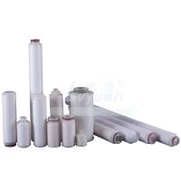 China PTFE PVDF Pleated Filter Element 0.45 0.22 Micron Membrane Cartridge Filter for sale