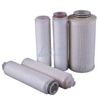 China Nylon Membrane 226 222 Adapter 0.45 20 Micron Pleated Water Filter for sale